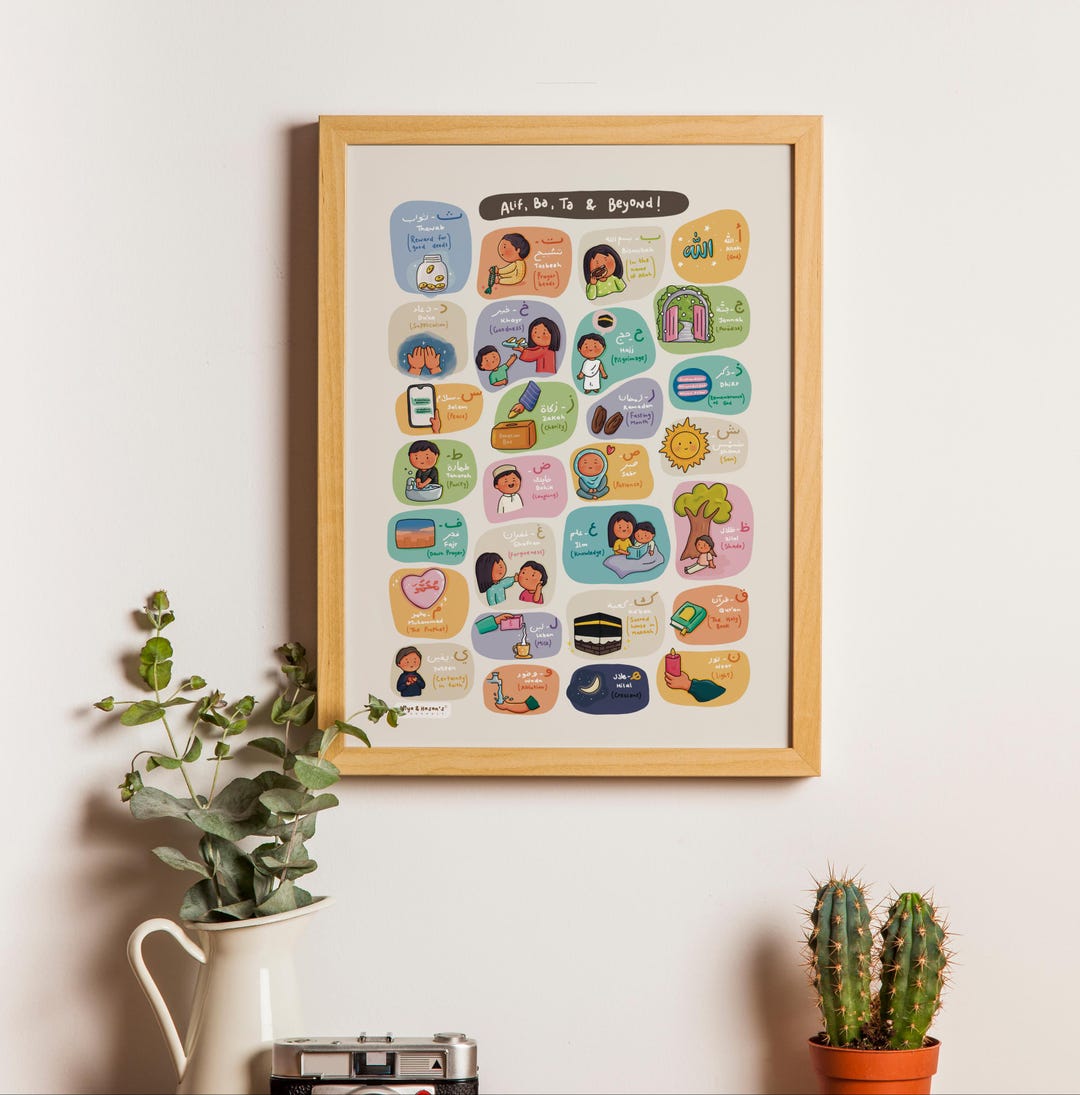 Alif, Ba, Ta & Beyond! Poster | Aliya and Hasan's Bookshelf | Now ...