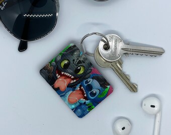 Stitch and Angel Ring | Etsy UK