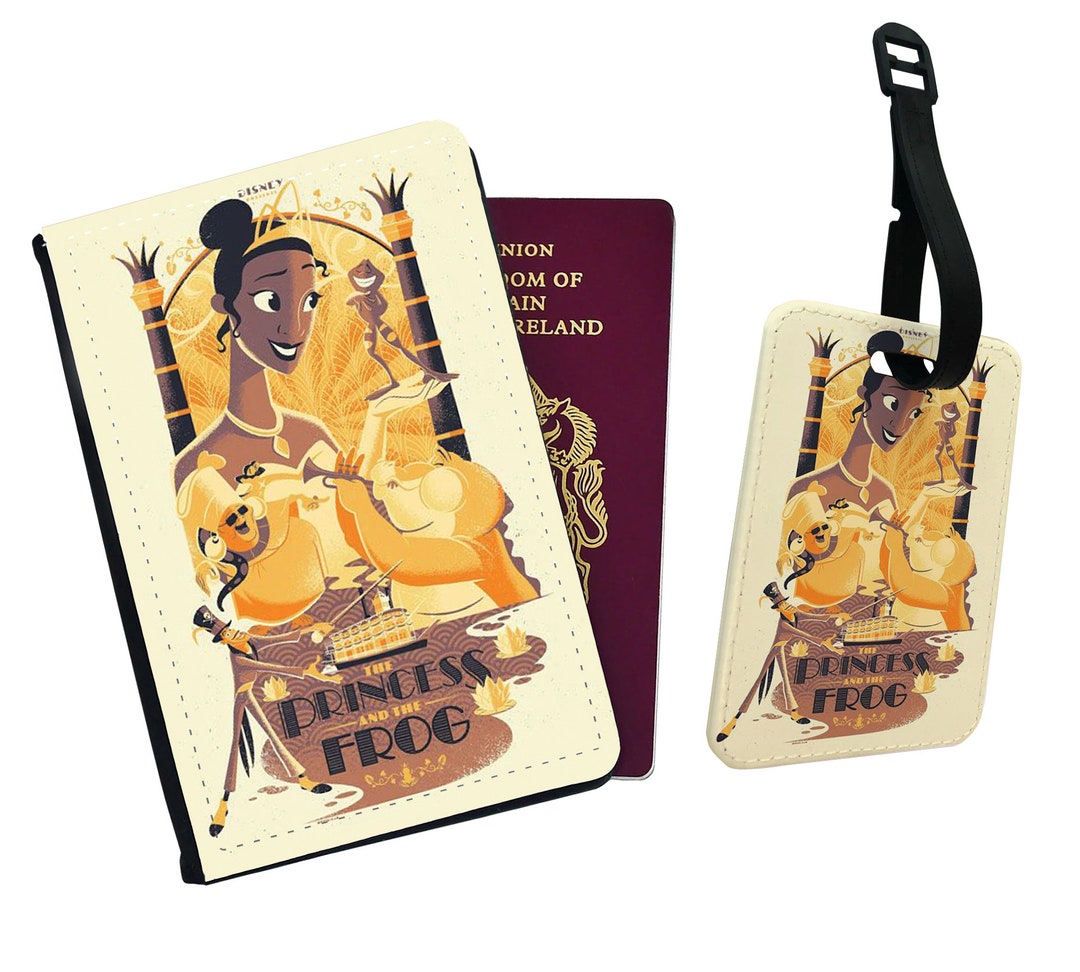 Personalised Passport Cover, Custom Luggage Tag, Disney Princess and ...
