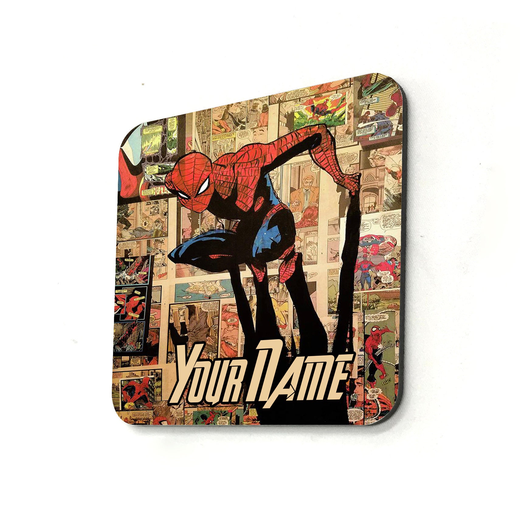 Personalised High Gloss Cup Coasters Square Drink Coaster - Etsy