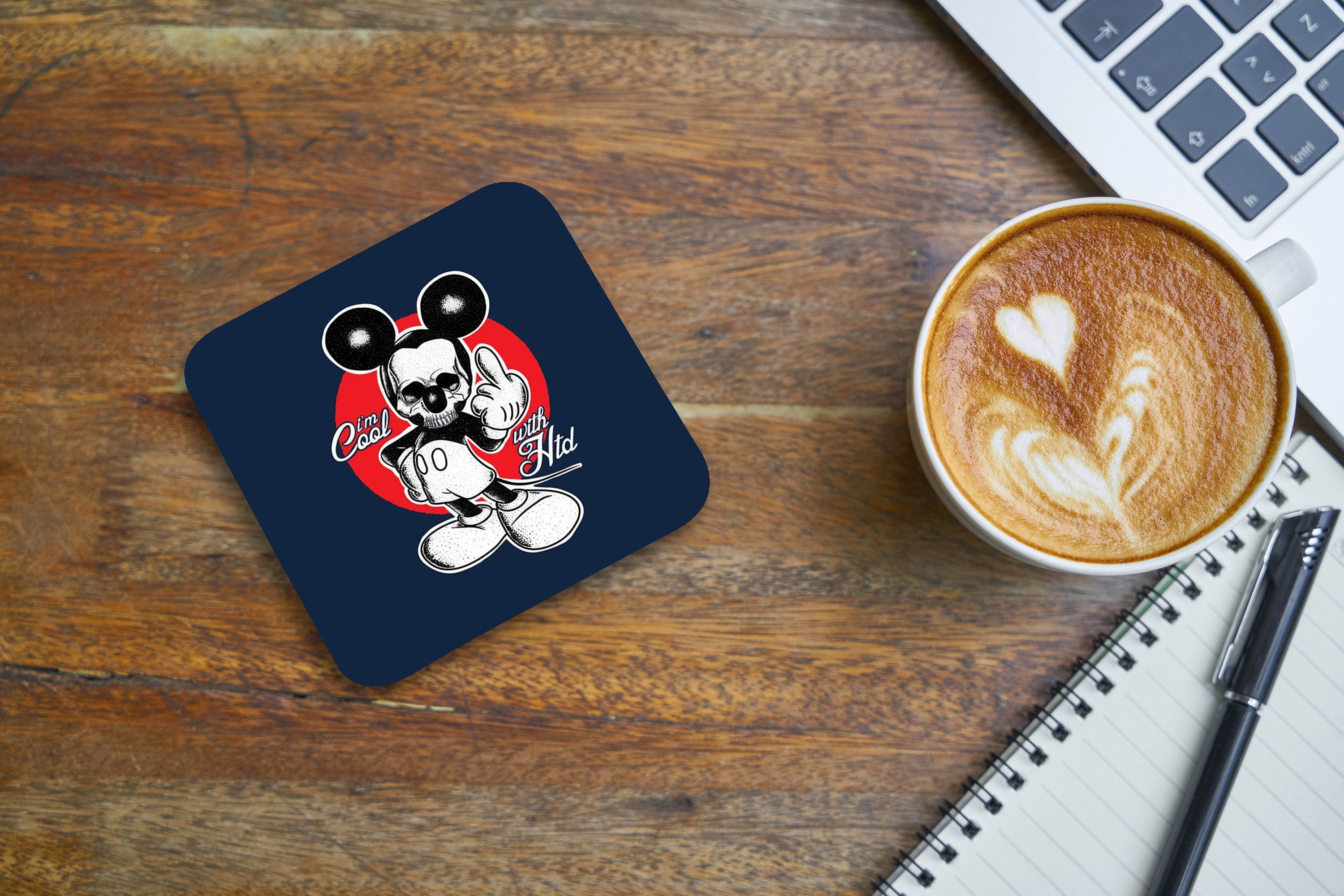 Custom Printed High Gloss Personalised Square Cup Coaster 9 X - Etsy UK