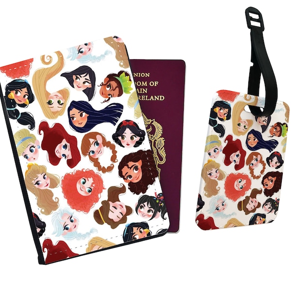 Princess Passport Cover - Etsy