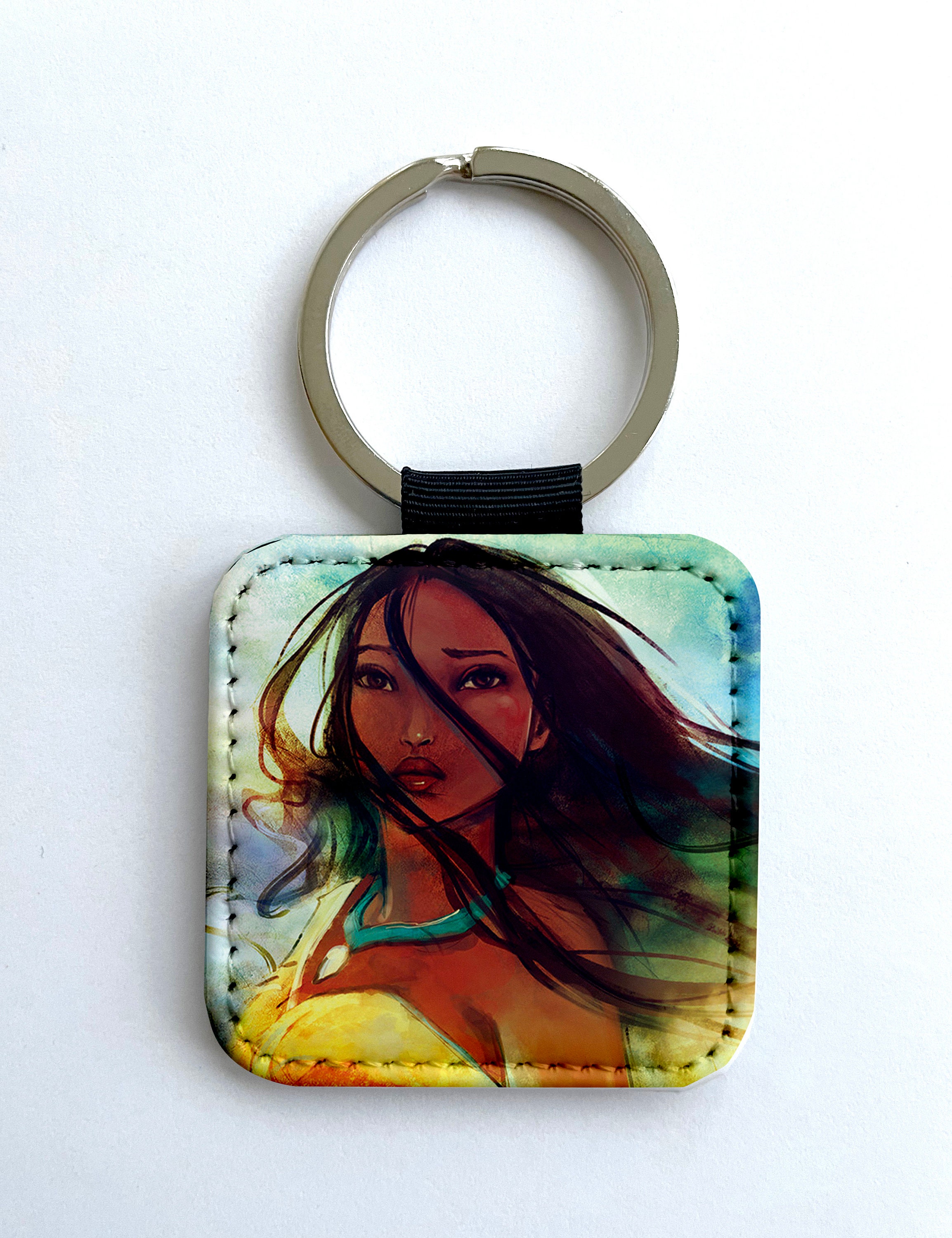 Key Ring – Home Car Office Key Holder Gift – Square, Round, Heart ...