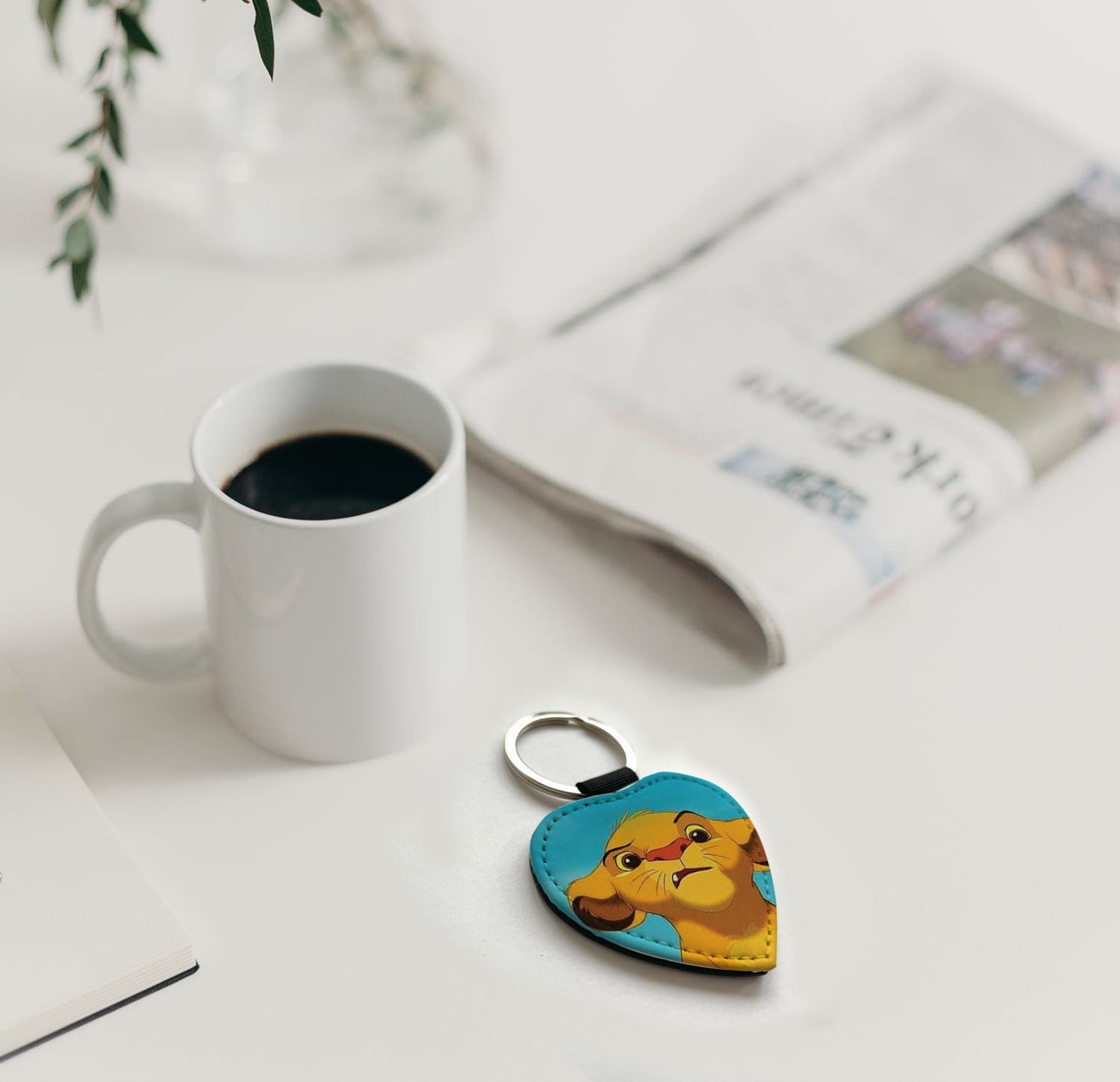 Key Ring – Home Car Office Key Holder Gift – Square, Round, Heart ...