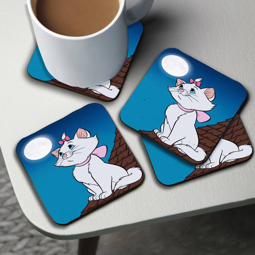 Personalised High Gloss Cup Coasters, Square Drink Coaster, Round ...