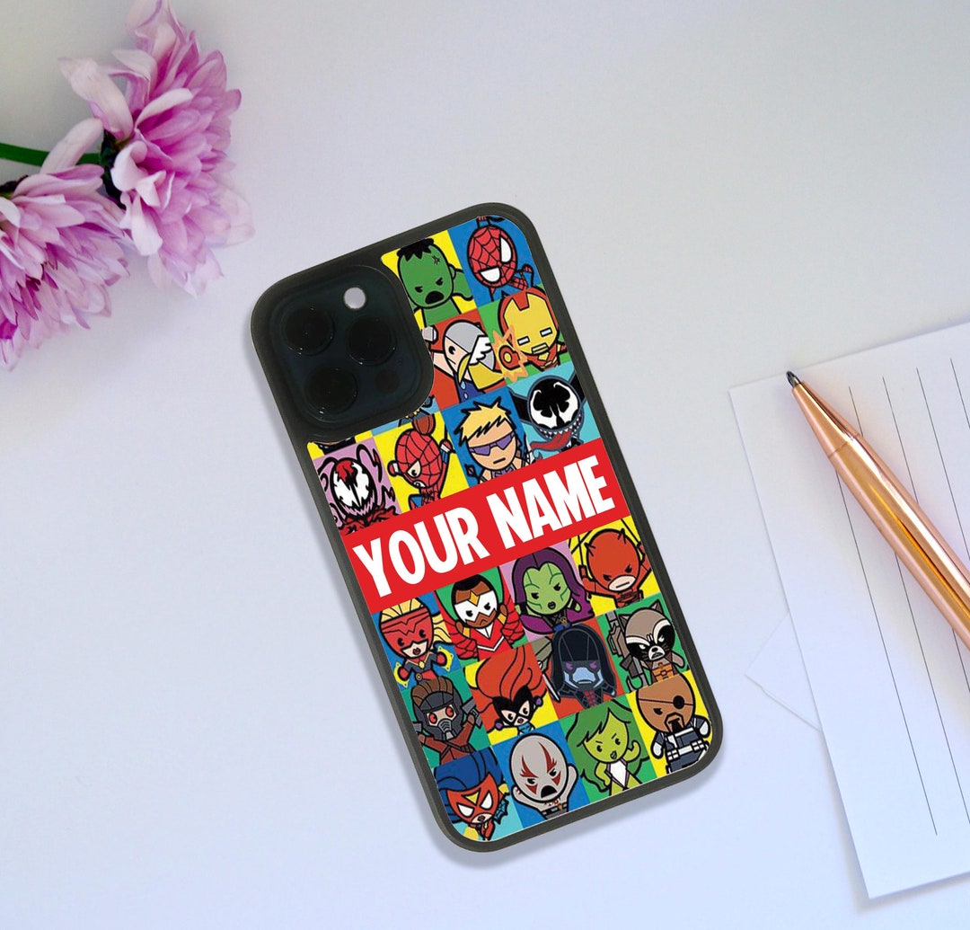 Stylish Rubber Phone Case, Snapback Phone Cover, Personalised Phone ...