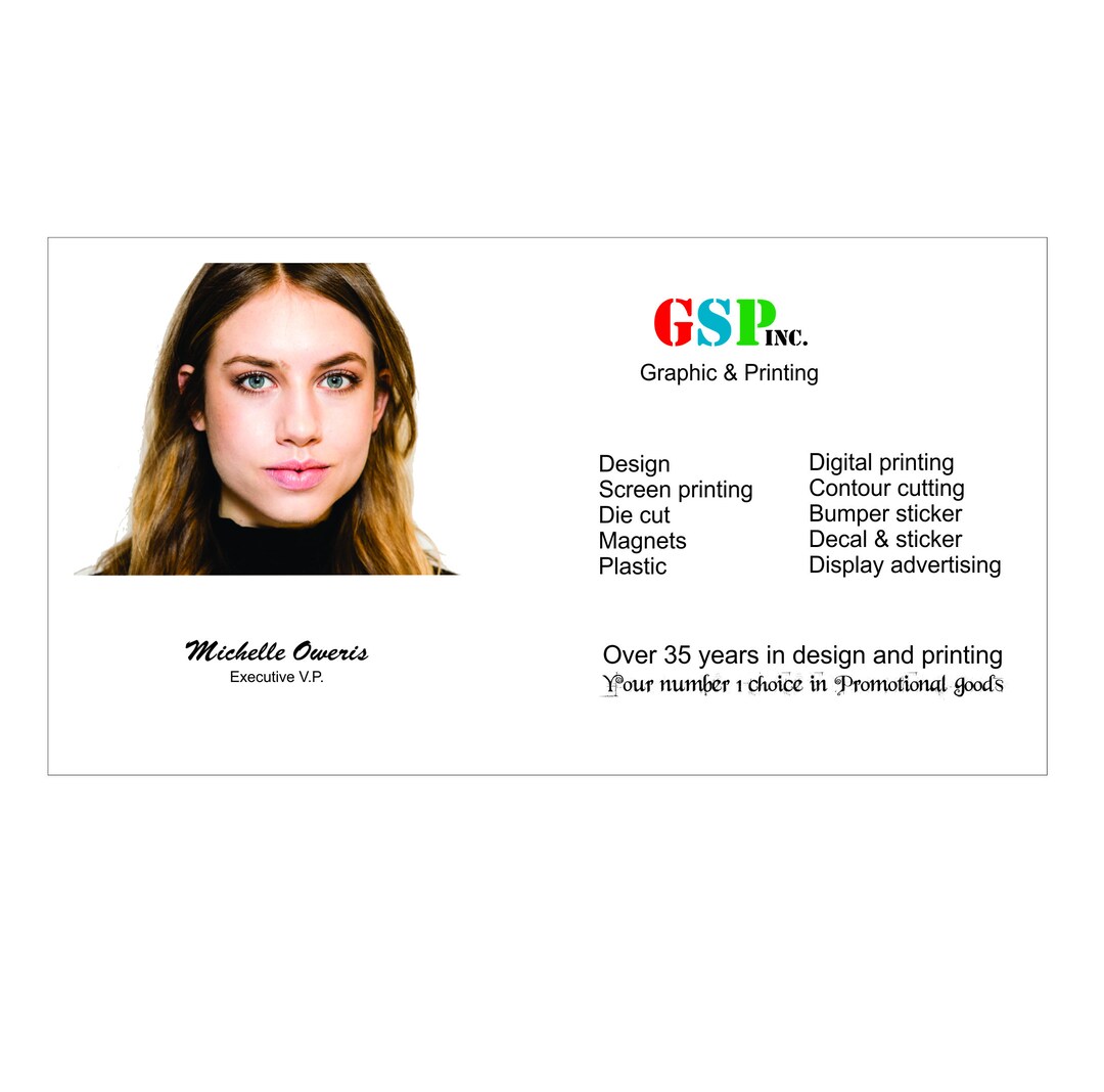 50 Pack Custom Business Card Magnet 3in X 2in Magnets - Etsy