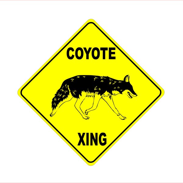 Coyote Sign - Etsy