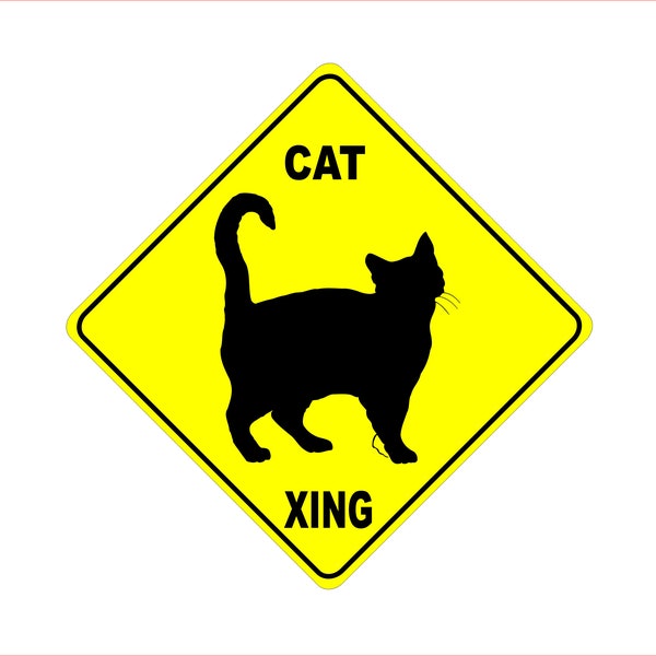 Cat Crossing - Etsy