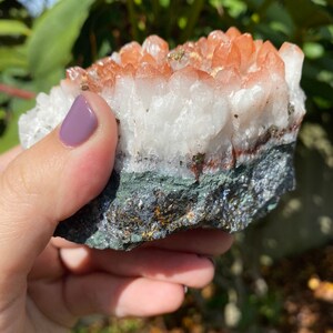 Amazing Red/orange Quartz With Natural Stone, Pyrite and Dolomite - Etsy