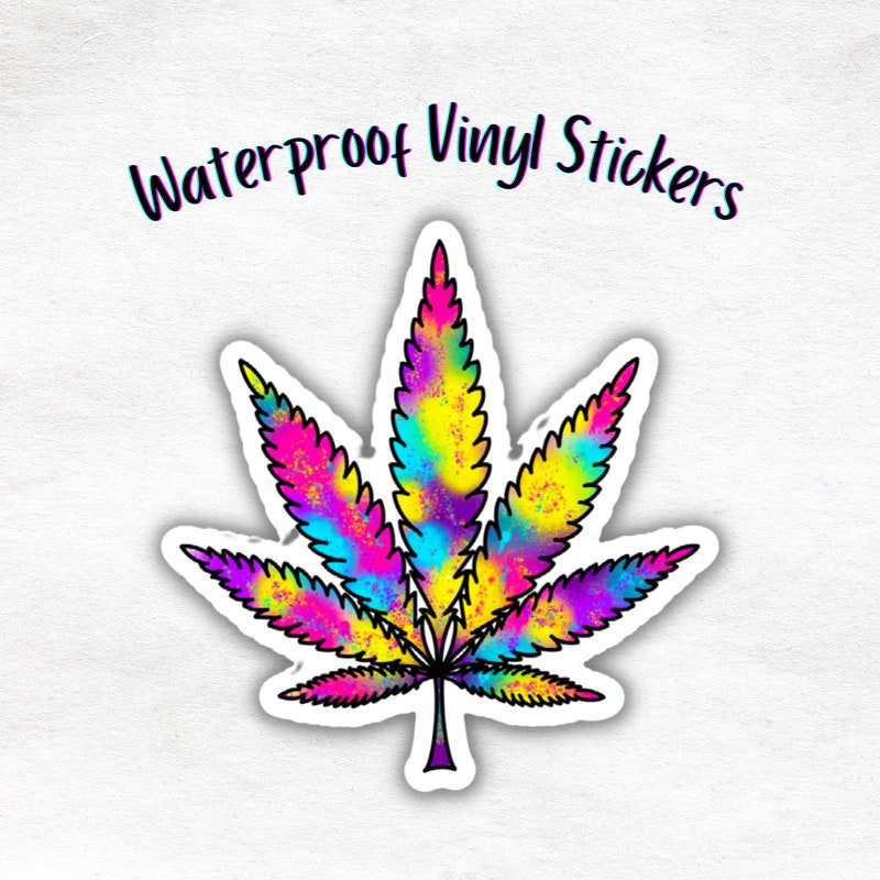 Pot Leaf Stickers - Etsy