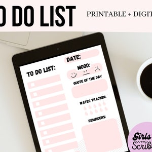 Printable Daily & Weekly Planner Bundle Digital Daily Weekly Planner ...