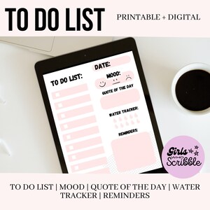 Printable to Do List |printable to Do Checklist | Printable to Do List ...