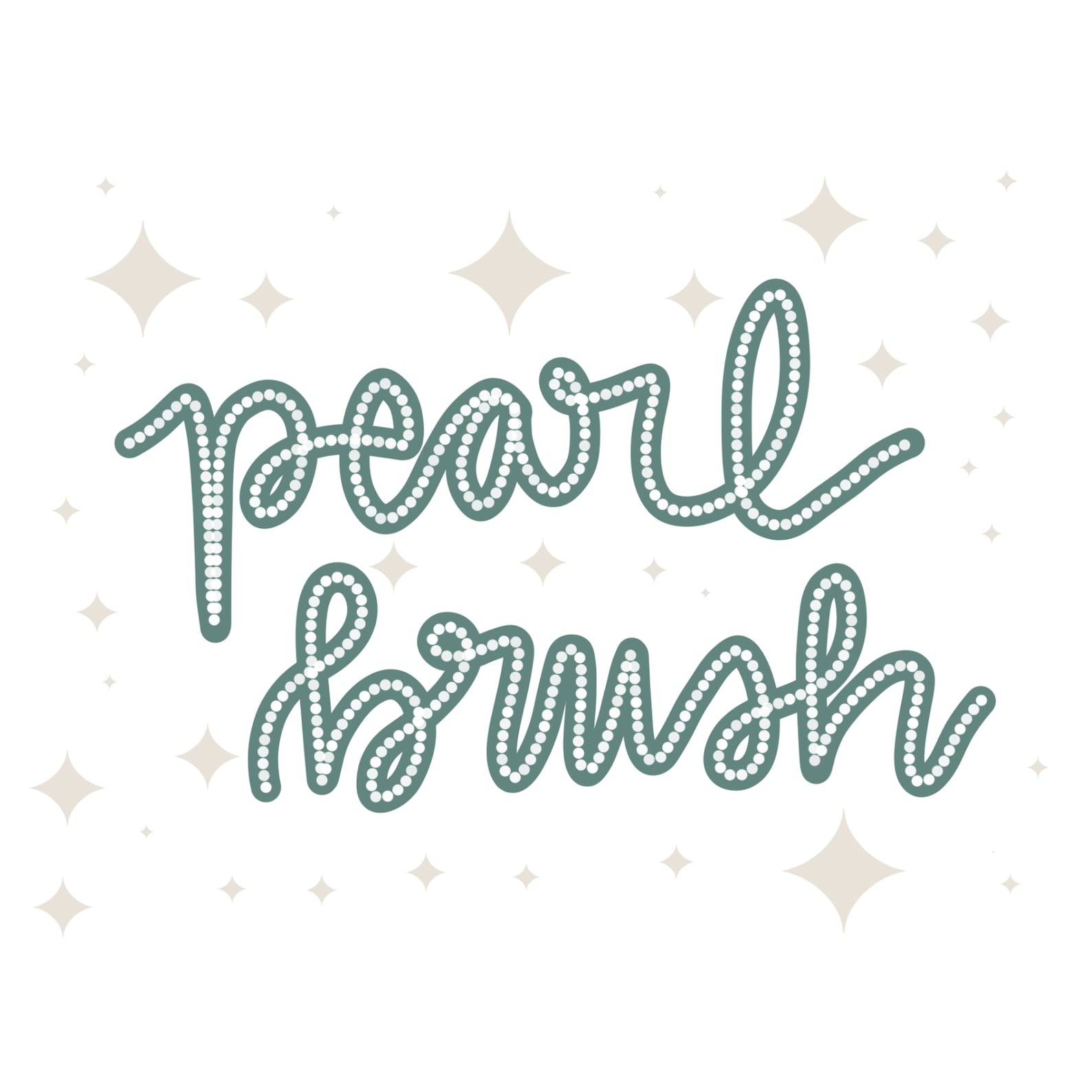 Procreate Lettering Brush - Pearl, Brushes for Procreate, Digital Brush ...
