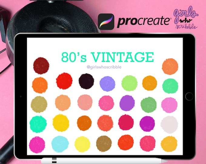 Neon Procreate Color Palette, 30 Swatches, Instant Download - Etsy Canada