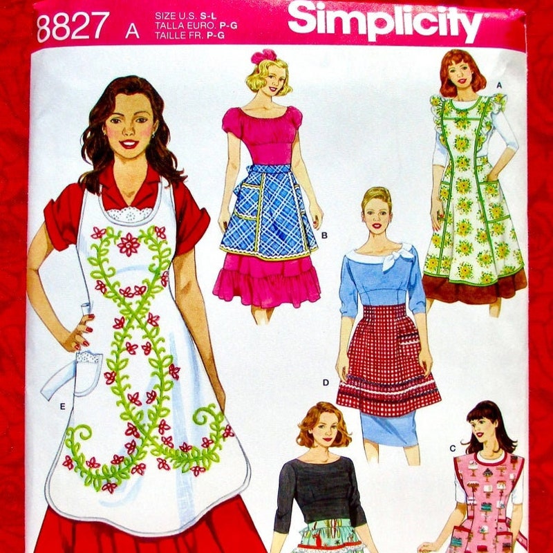 Retro Apron Pattern - Etsy