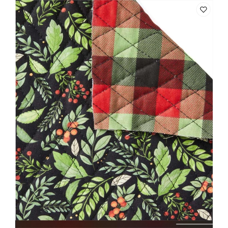 Double Sided Quilted Fabric by the Yard - Etsy