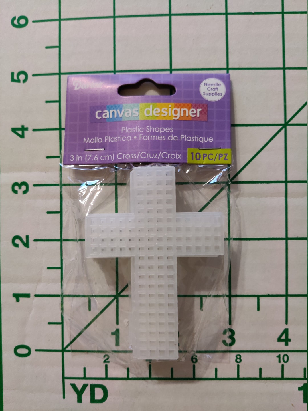 Plastic Canvas Cross 3 Inch Pack of 10 for Easter or Church Crafts - Etsy