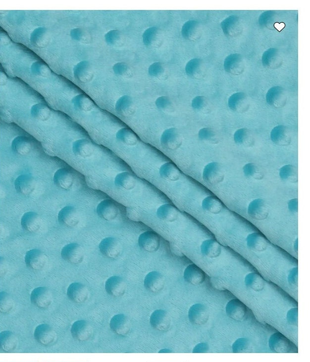 Soft & Minky Fabric Dimple Dots for Blankets Throws and Baby Items BTY ...