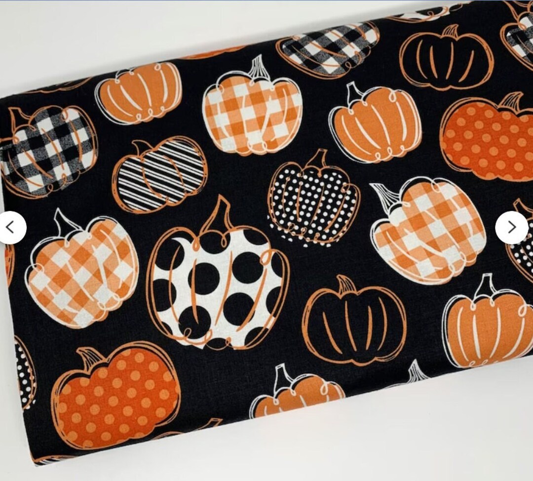 Fall Pumpkins With Polka Dots Plaid Buffalo Check Designs Home Decor ...
