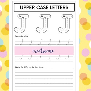 A-Z Handwriting Practice: Uppercase & Lowercase Tracing (PDF Download ...
