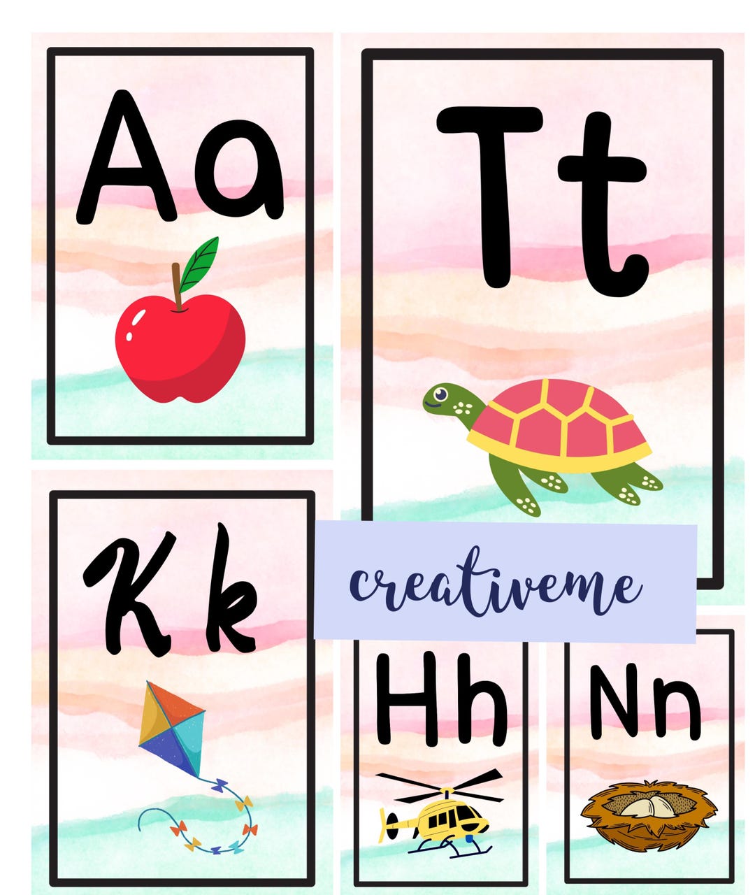 ABC Classroom Decor for Kids, Students and Teachers. Digital Download ...