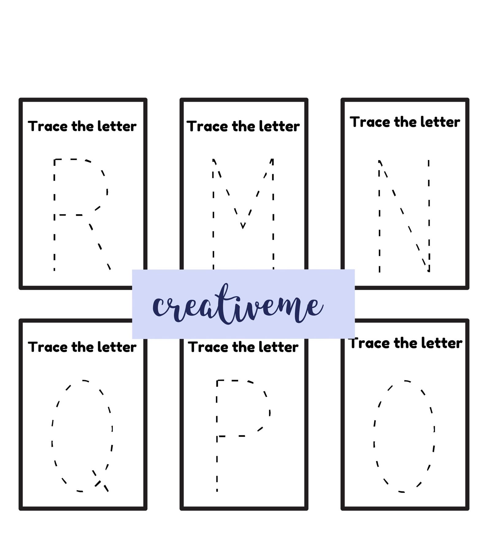 A to Z Letter Tracing Worksheets for Kids (digital Download) - Etsy