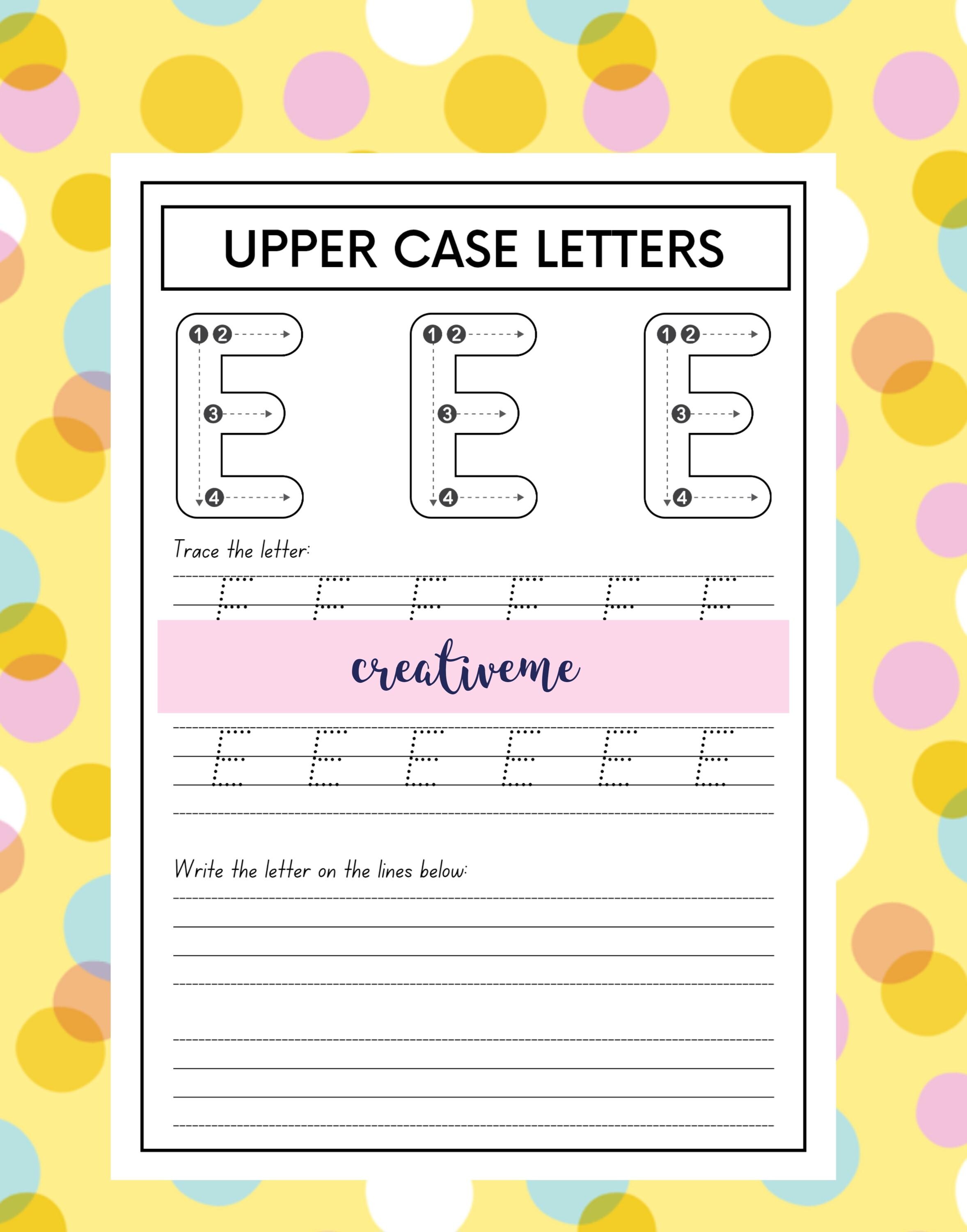 A-Z Handwriting Practice: Uppercase & Lowercase Tracing (PDF Download ...