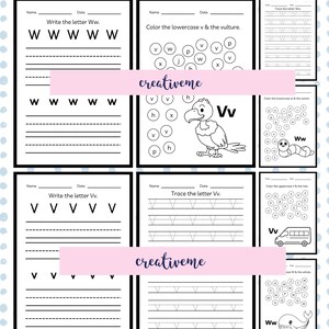 Letter Tracing Worksheet: Uppercase & Lowercase Recognition (digital ...