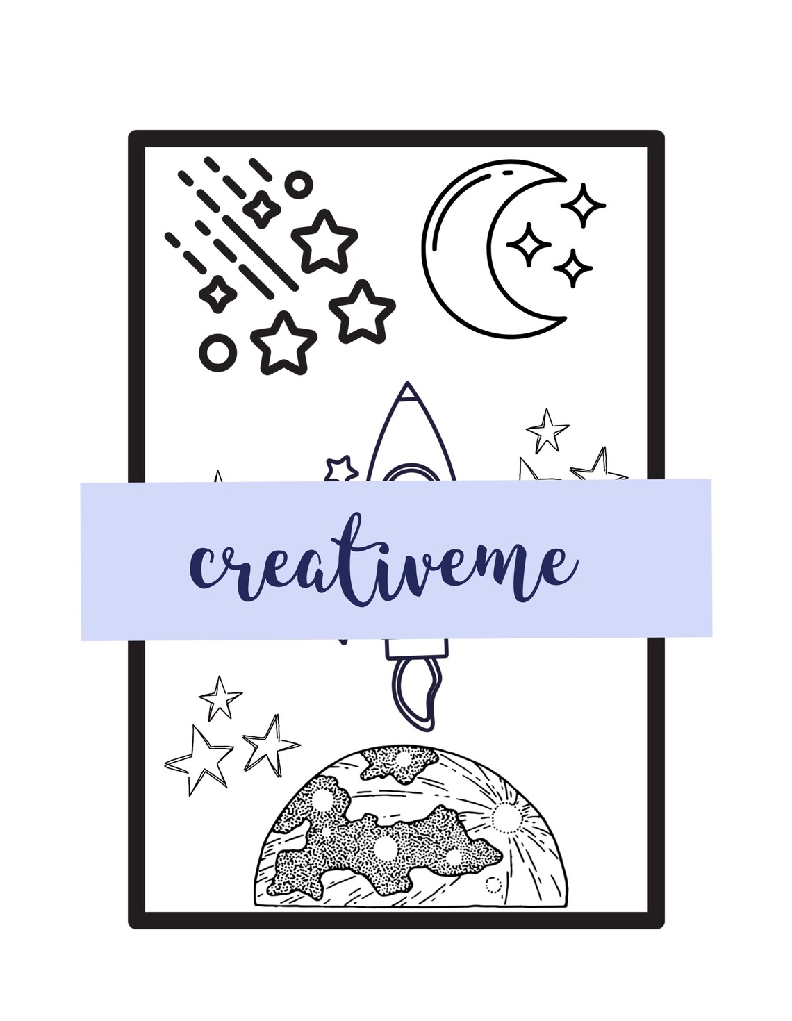 5 Space Coloring Pages for Kids. A4 Size Digital Downloads. Space ...