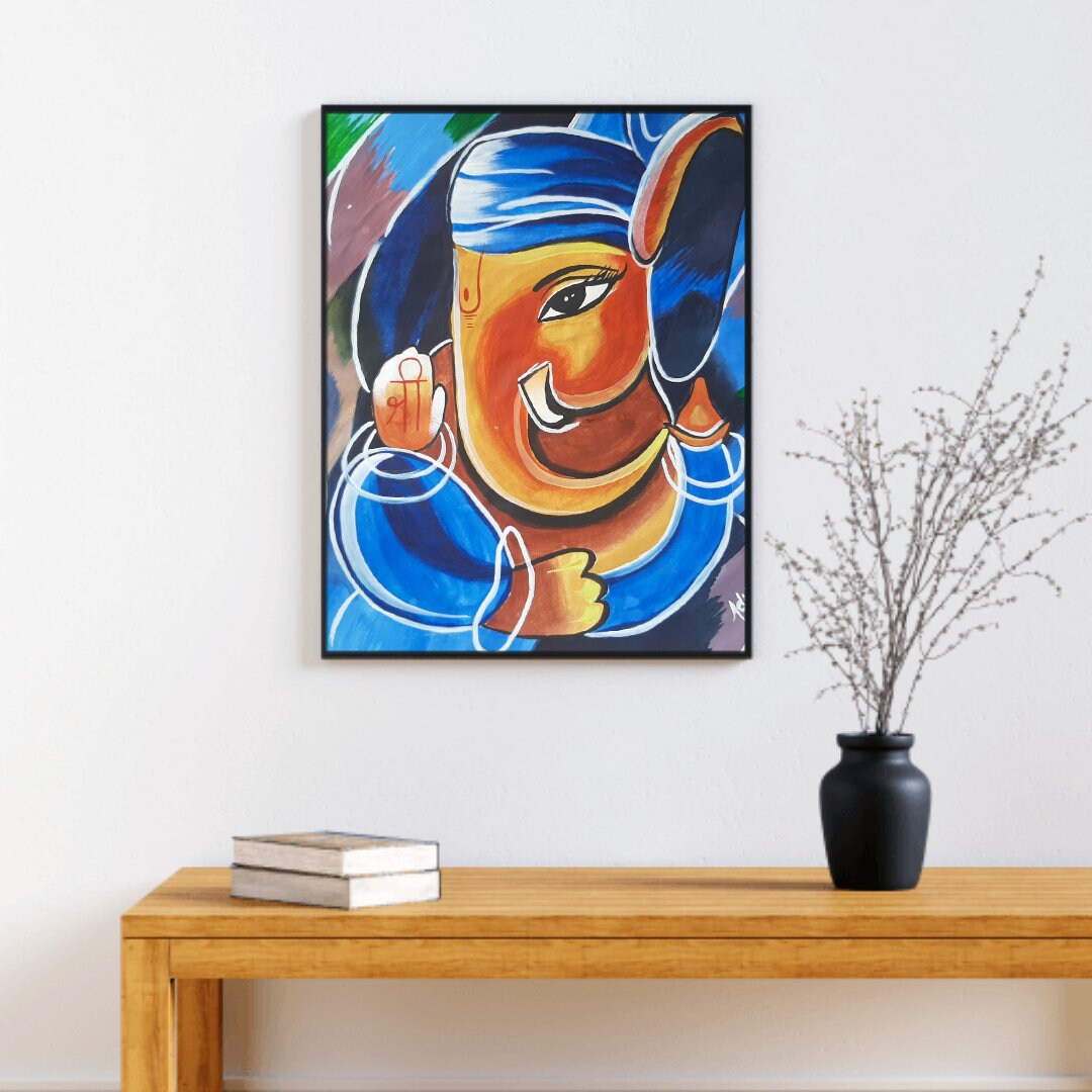 Lord Ganesha Digital Print - Etsy