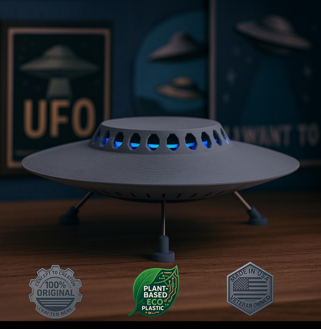 Gen 3 Echo Dot Flying Saucer - Alexa is Out There.... - Etsy