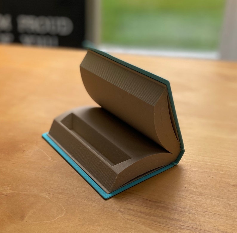 Open Book Phone Stand Show Your Passion for Reading With - Etsy