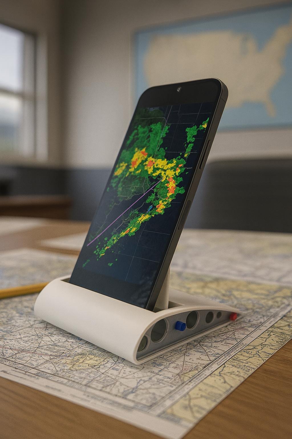 Aviation-inspired Phone Stand or Business Card Holder | Adjustable Tilt ...