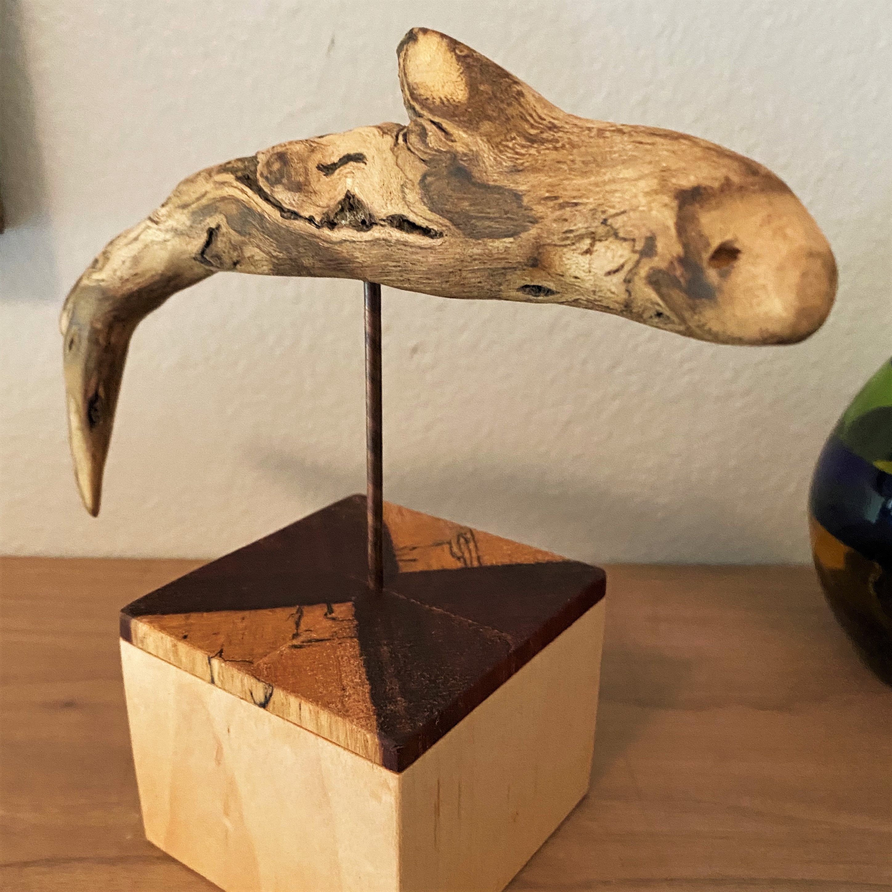 Driftwood Tabletop Art Fish Stick Sculpture Sculpture Art ...