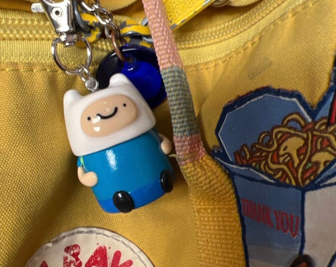 Finn Stash Jar Keychain | Polymer Clay Stash Jar Cartoon Cute Keychain ...