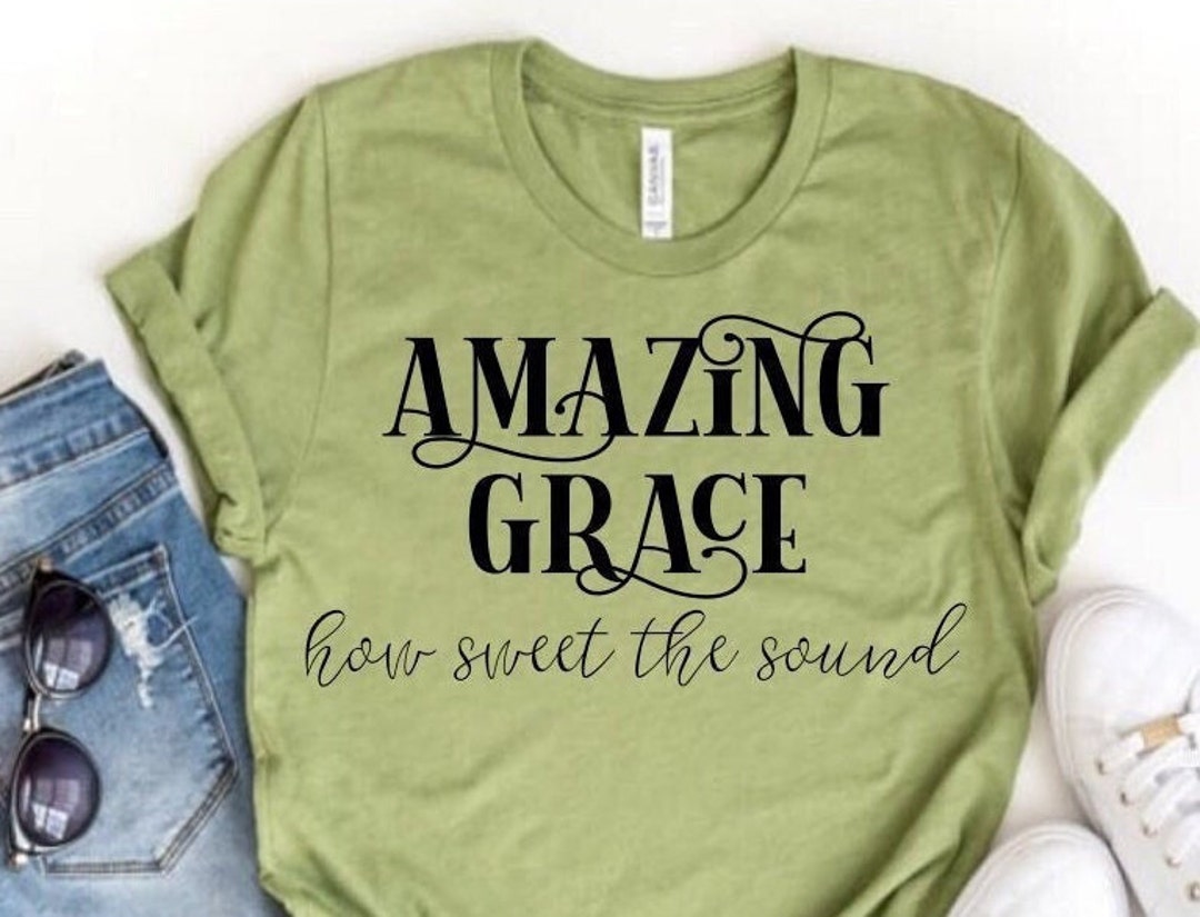 Amazing Grace Svg File, Png and Jpg, Christian Song Title, Church Song ...