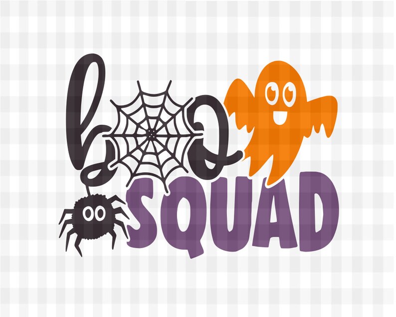 Boo Squad Svg File Halloween Svg Ghost Svg Cricut Svg - Etsy