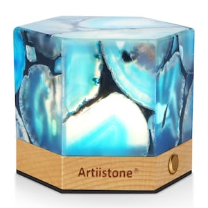 Agate Night Light Crystal Stone Lamp Hand Carved Gem Lights - Etsy UK