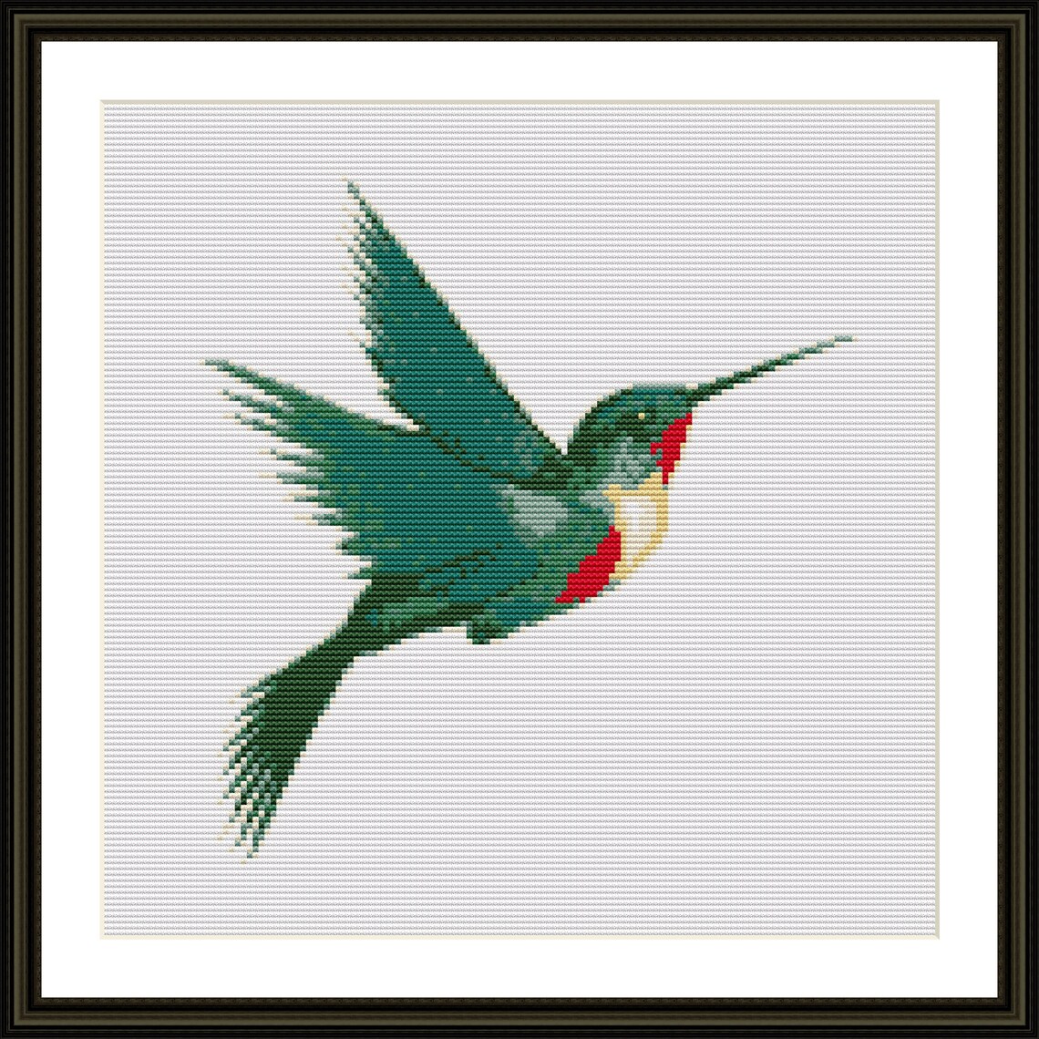 Hummingbird Fast and EASY BEGINNERS Counted Cross Stitch Pattern ...
