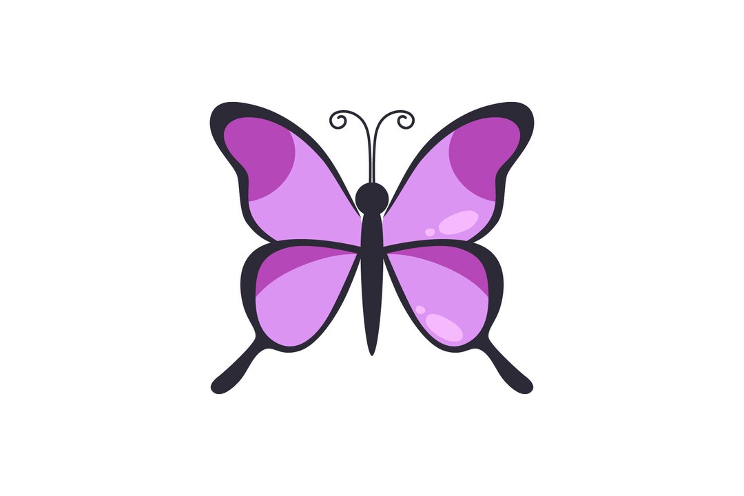 Pink and Purple Butterfly SVG Stunning and Versatile Design - Etsy