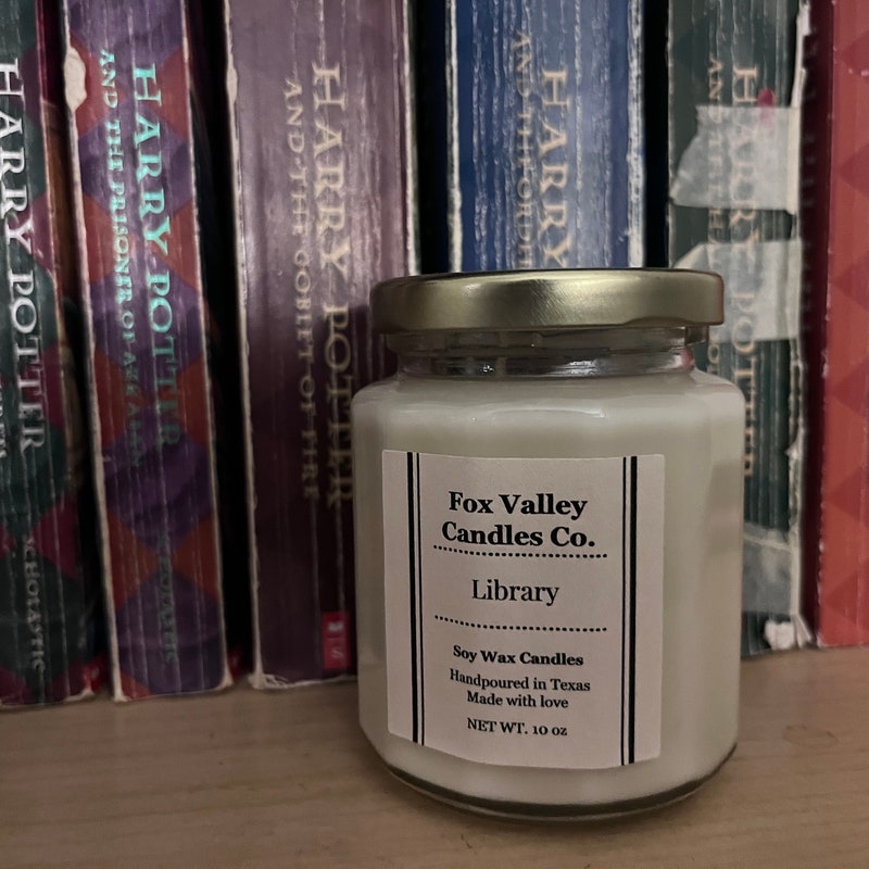 Library Candle - Etsy