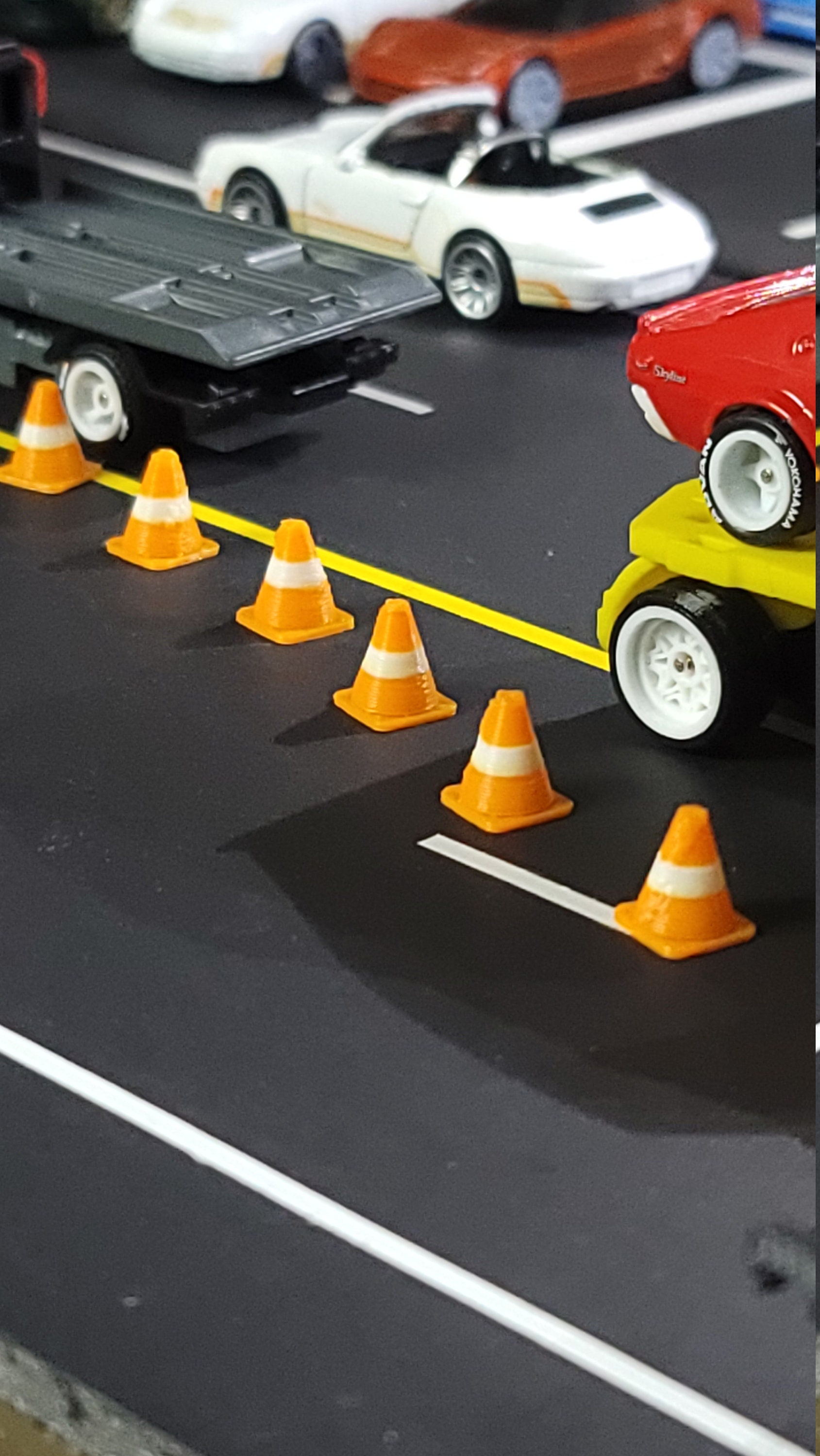 1:64 One, Two or Three Tones Traffic Cones (x25) - Etsy