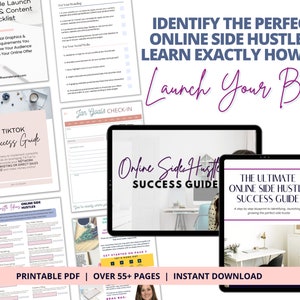 Side Hustle Planner Side Hustle Guide Passive Income Planner Online ...