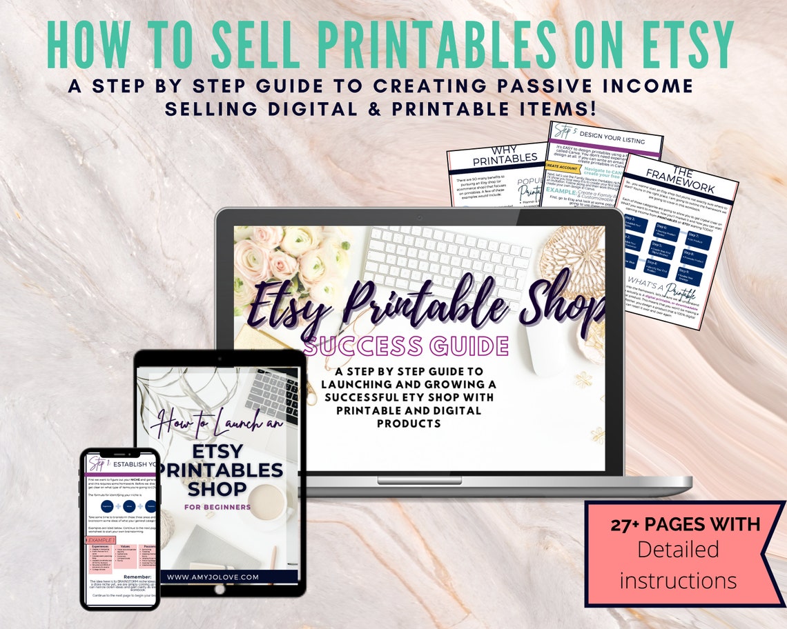Printables Etsy Shop Planner Etsy Digital Products Guide Etsy - Etsy