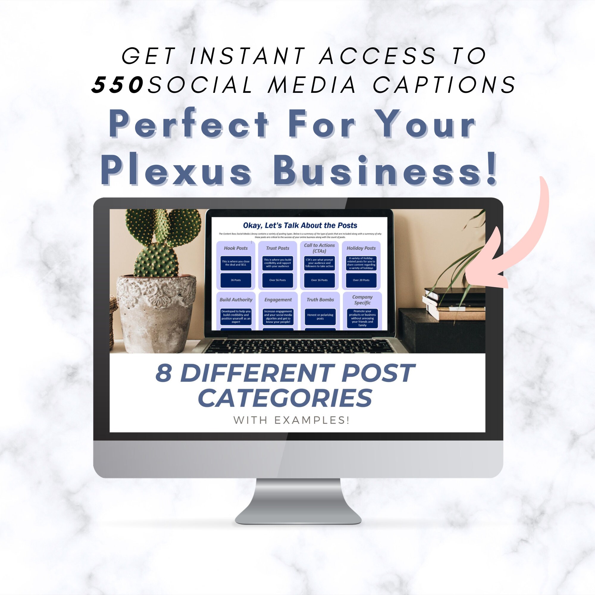 Plexus Social Media Posts | Plexus Content Calendar | Plexus Social Media Captions - Etsy