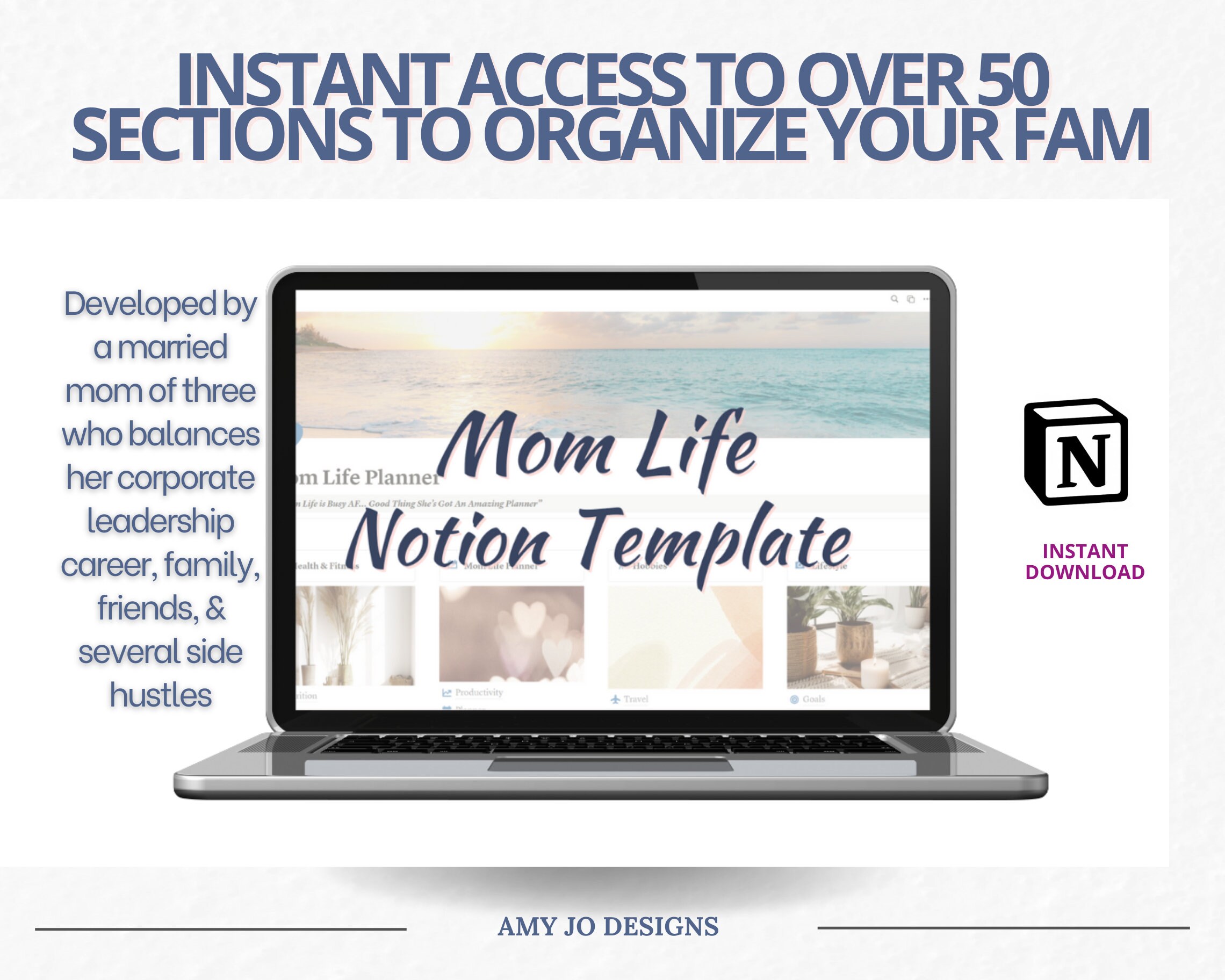 Notion Template for Moms | the Ultimate Notion Dashboard for Mom Life ...