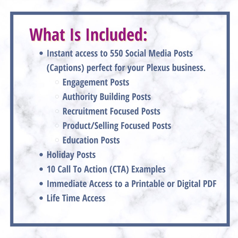 Plexus Social Media Posts | Plexus Content Calendar | Plexus Social ...