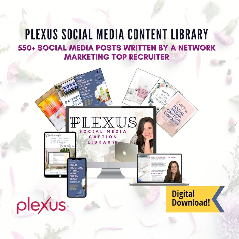 Plexus Social Media Posts Plexus Content Calendar Plexus Social