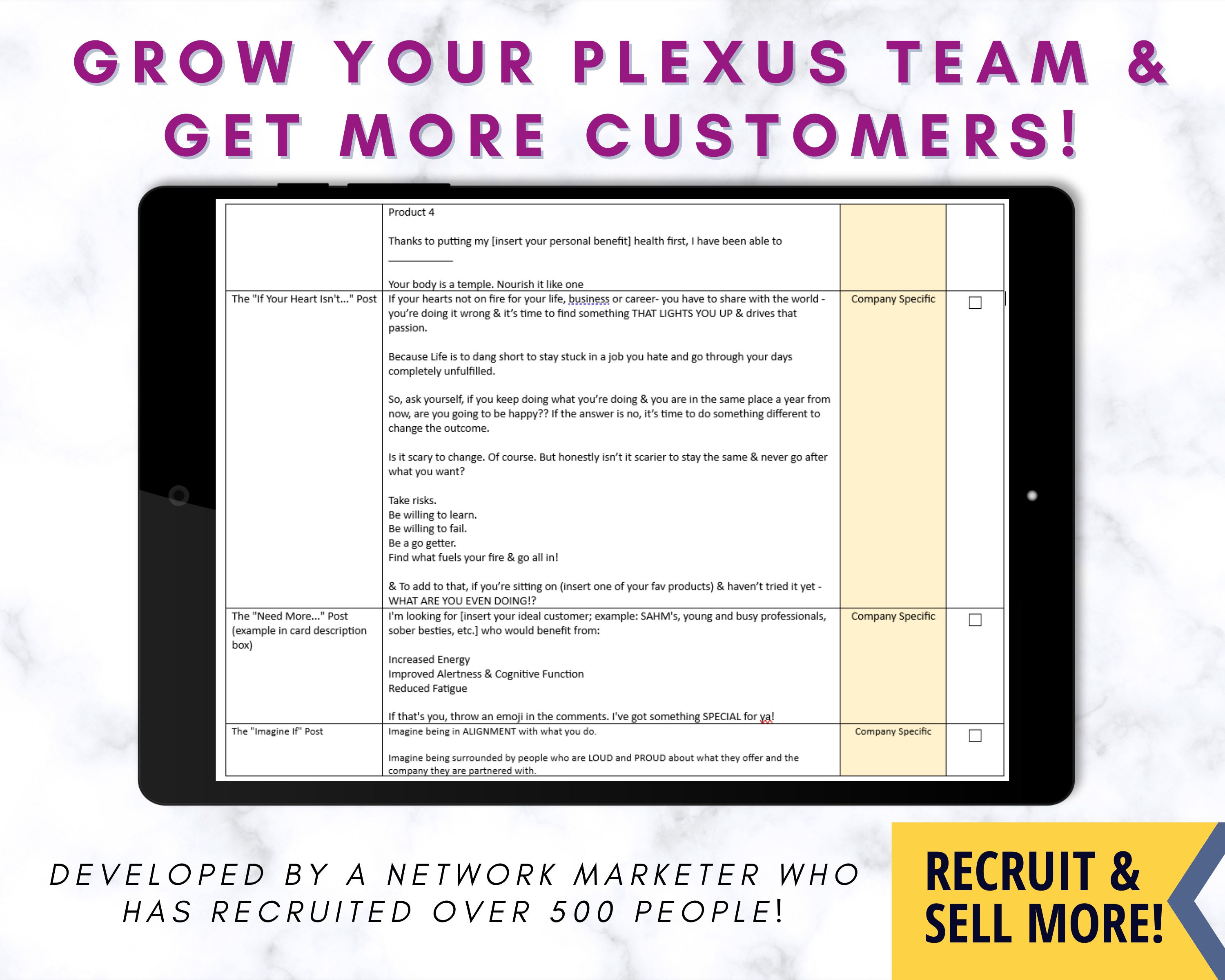 Plexus Social Media Posts Plexus Content Calendar Plexus Social Media ...